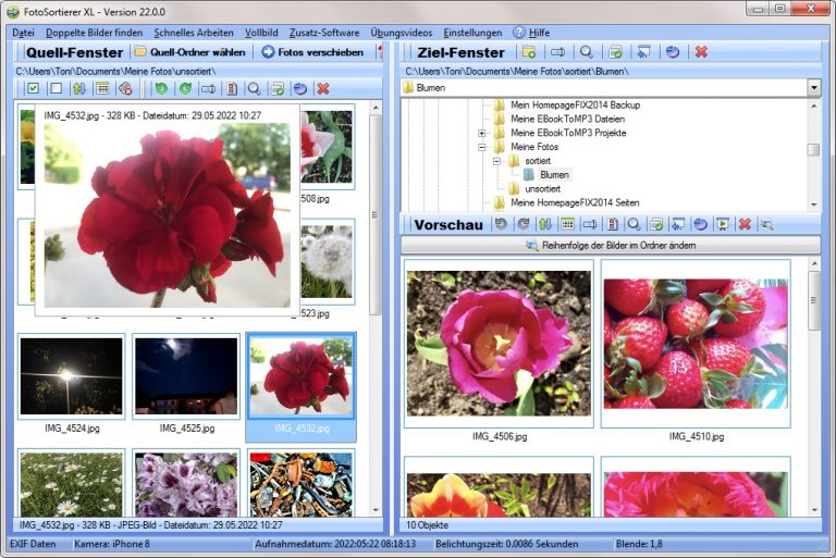 software zum organisieren von fotos